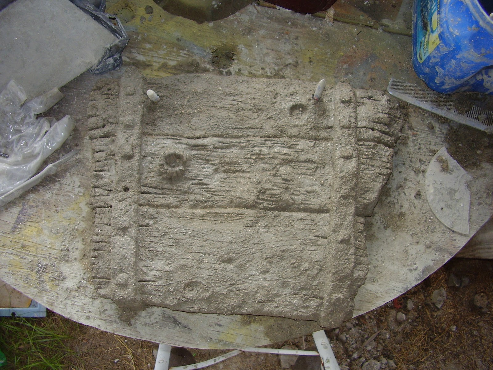 Vermiculite concrete experiment