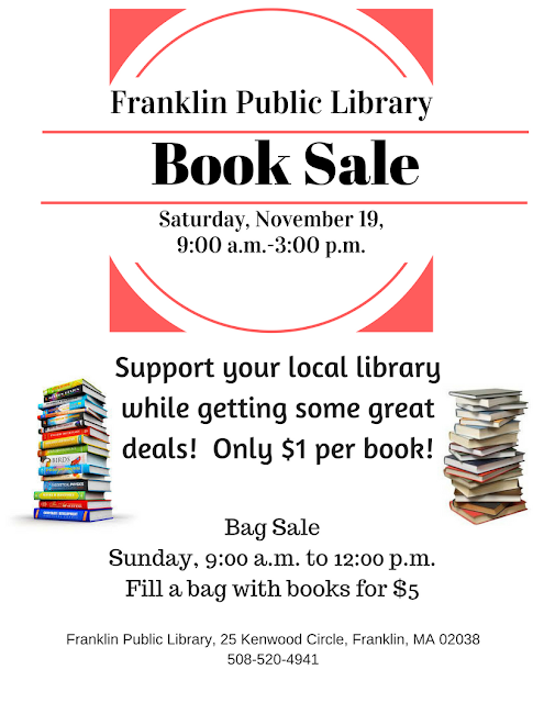 Franklin Matters: Library Book Sale - 9:00 to 3:00 PM today