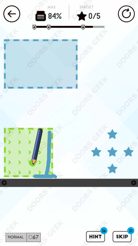 Draw Here Level 67 ~ Doors Geek