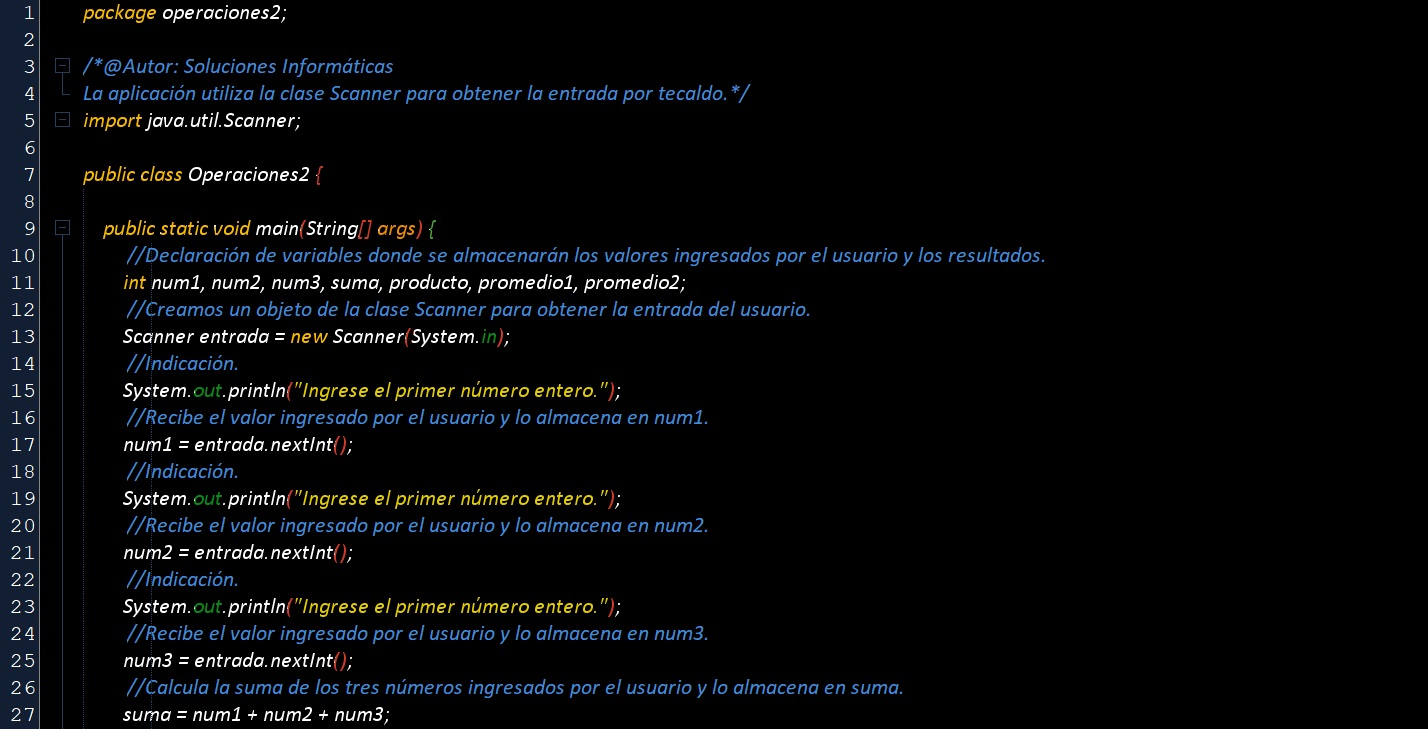 Soluciones Informáticas: Ejercicio 2.17 "Como programar en Java" Deitel, 7ed