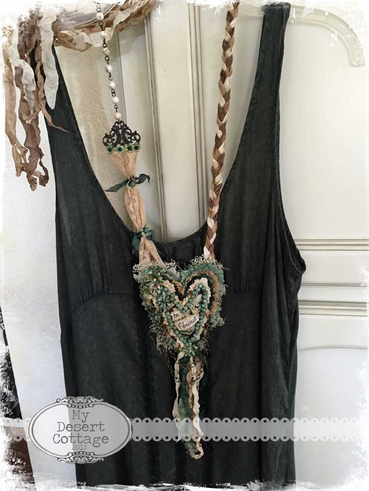 **My Desert Cottage**: Textile Art Necklaces