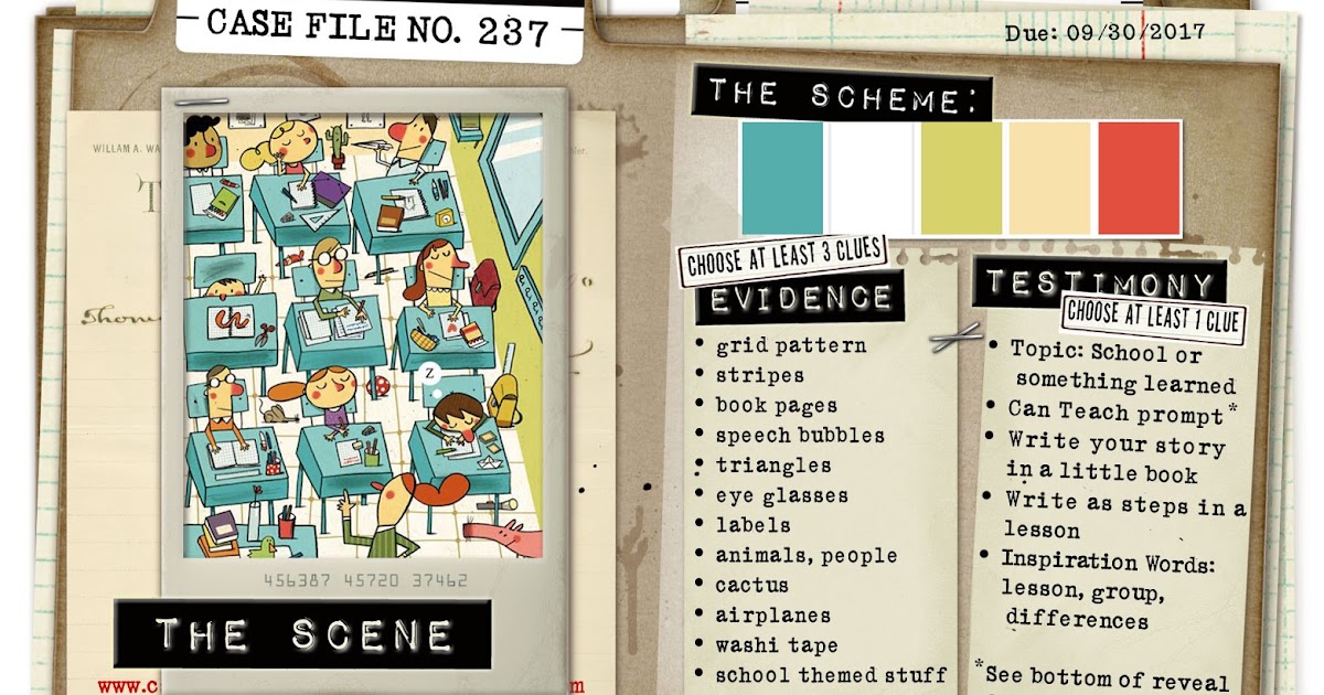 CSI: Color, Stories, Inspiration: Major Case File No. 237 - Deadline ...