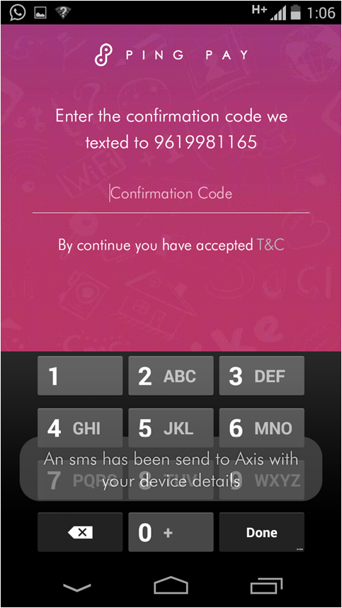 Not All Moonshine!: Presenting Ping Pay!