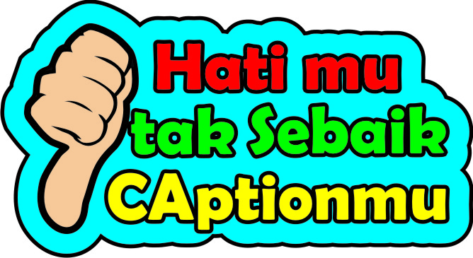 IDENTIK: Kata lucu stiker