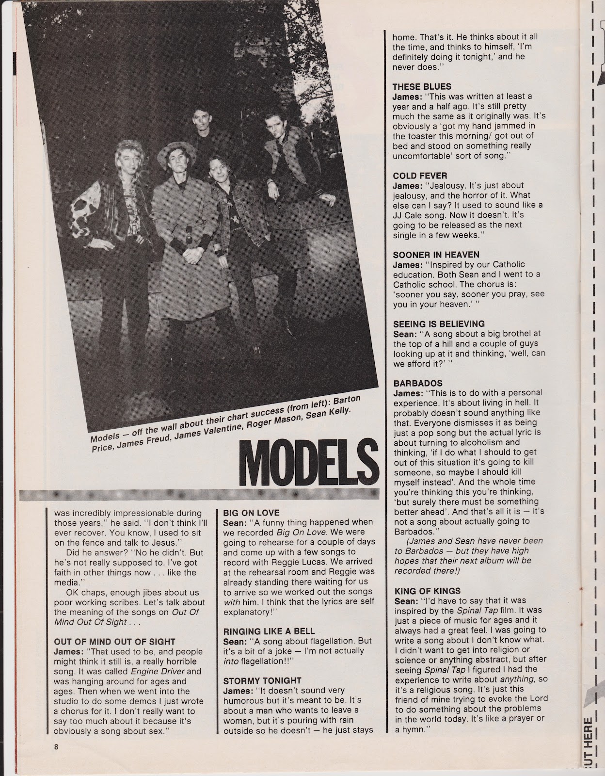80s Dreamer: Models - No.1 article from 1985