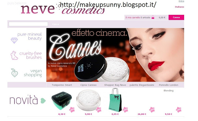 Neve Cosmetics: Il nuovo sito e altre novità! - Sunny Makeup | Blog ...