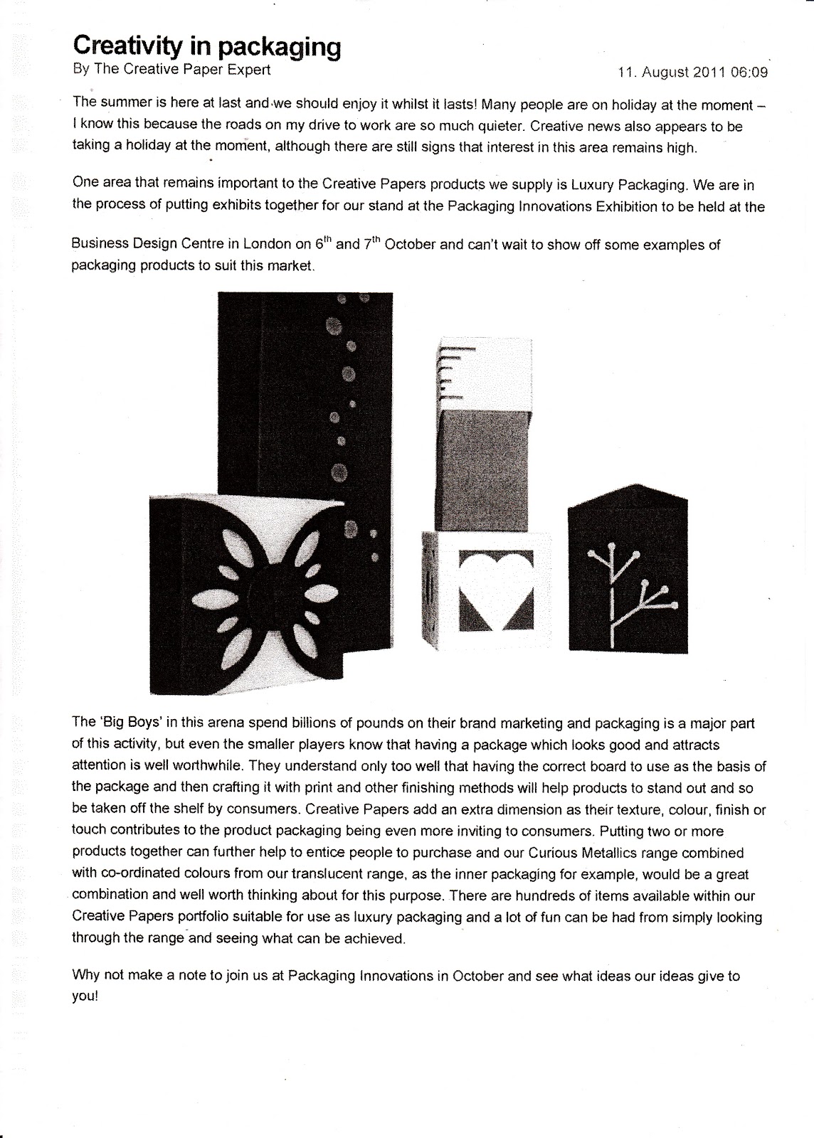 CREATIVE PAPERS
