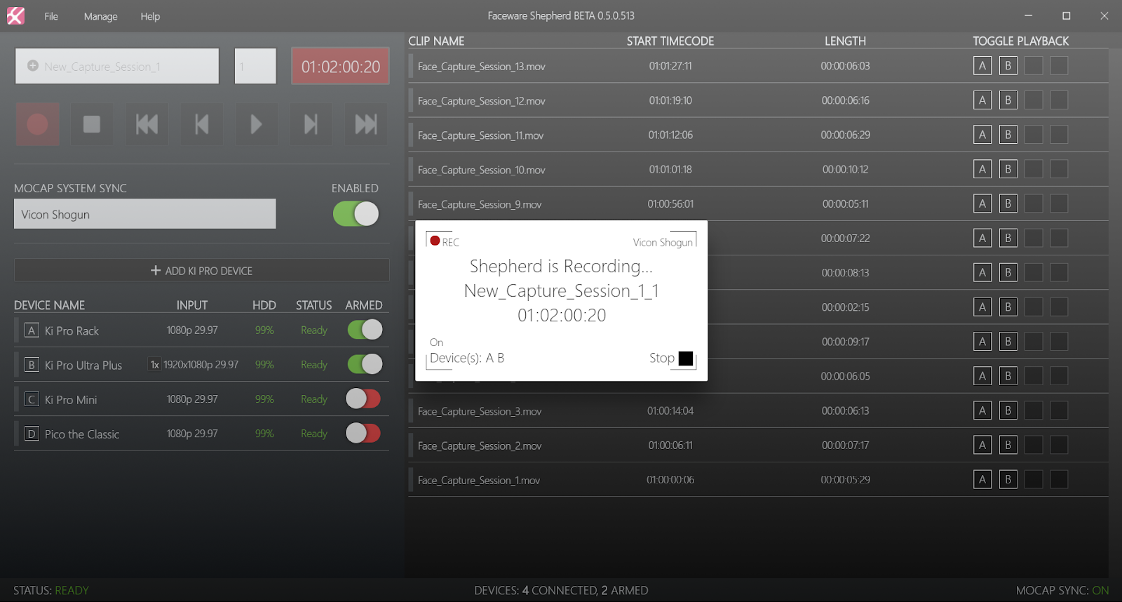 Faceware launches Shepherd Mocap Sync Software and it connects to Vicon ...