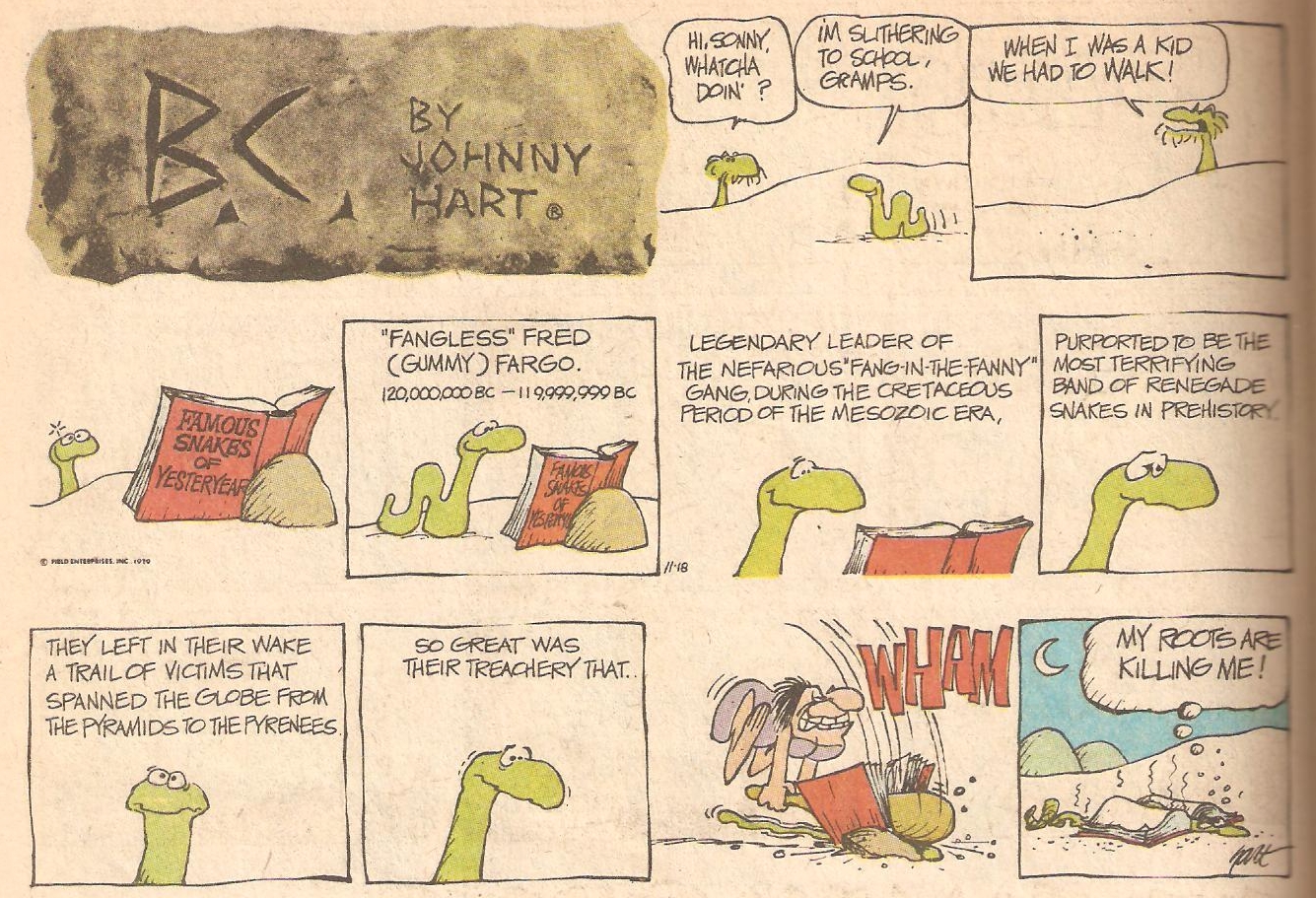 Sunday Comics Debt: Forgotten Characters: Grampa Snake