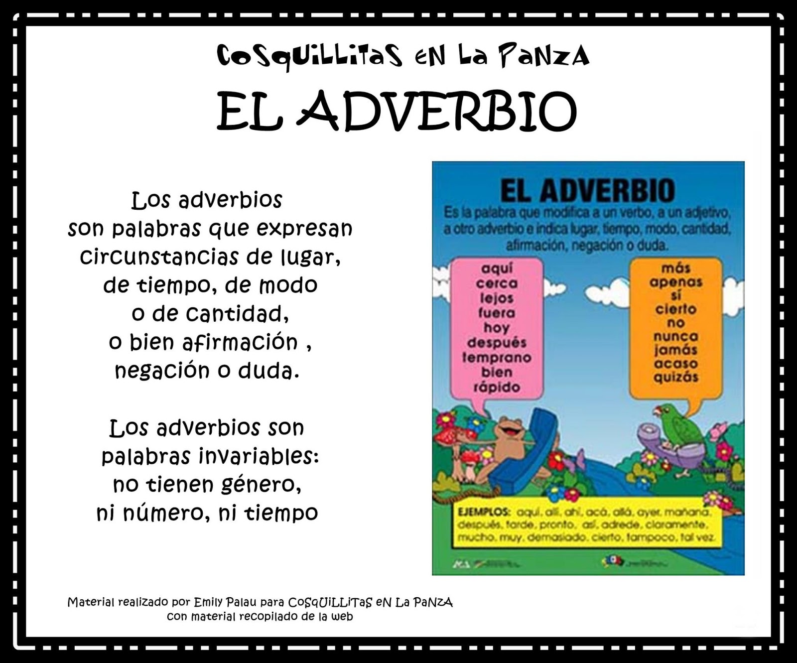 CEIP ALCALDE GALINDO: EL ADVERBIO