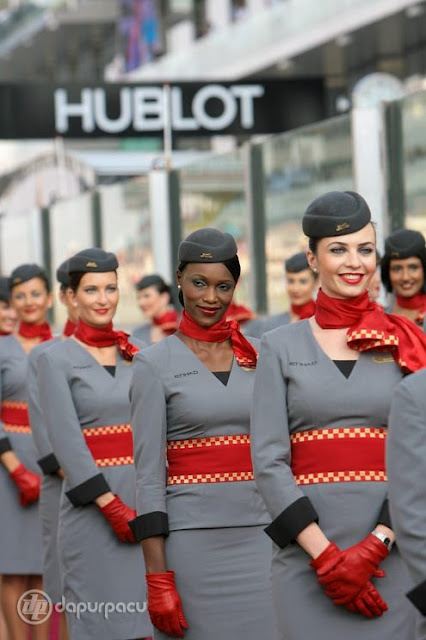 Cabin Crew Photos: High Fashion: Etihad Airways Flight Attendant Uniforms