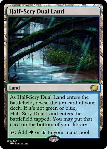 Goblin Artisans: CCDD 110116—Scrytastic Dual Land