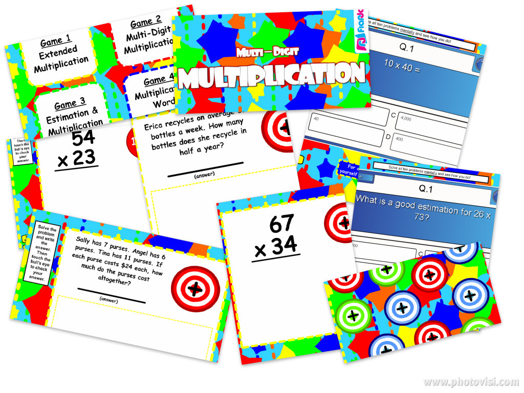 Fourth Grade Math Smart Board Games & Freebies (CCSS Aligned!) - FlapJack