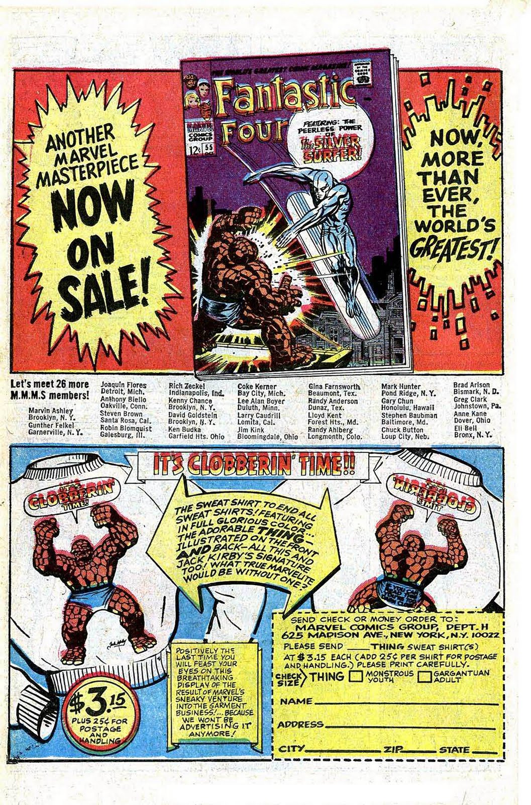 1966 My Favorite Year: Marvel Comics Ads
