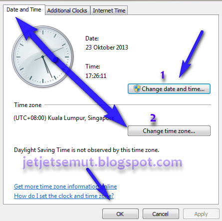 Pengaturan Waktu Komputer Untuk Sinkronisasi Dapodik - Info Guru