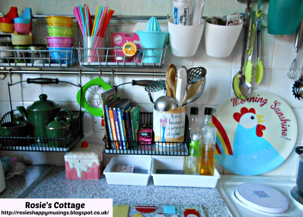 Rosie's Cottage: Mini Kitchen Organizing Project