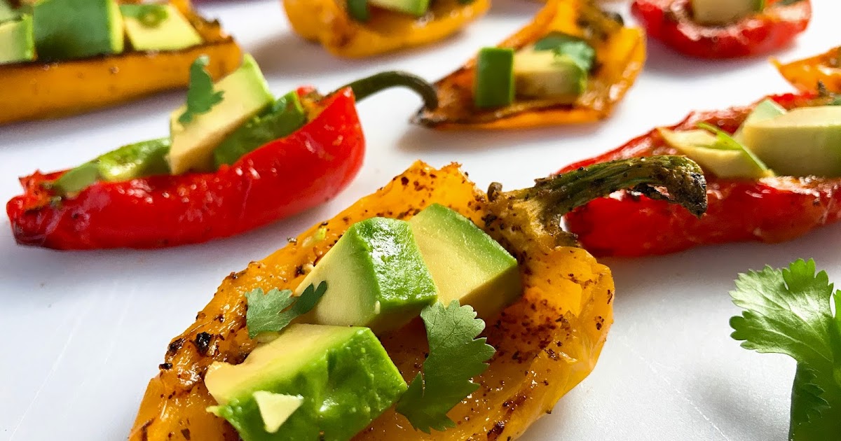 Fiesta Lime Roasted Mini Peppers with Avocado