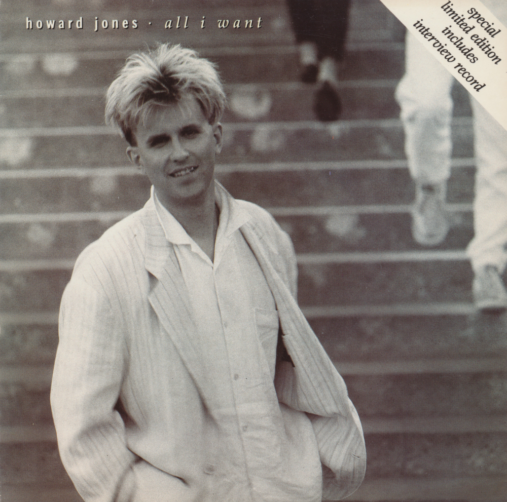 Music on vinyl: All I want - Howard Jones