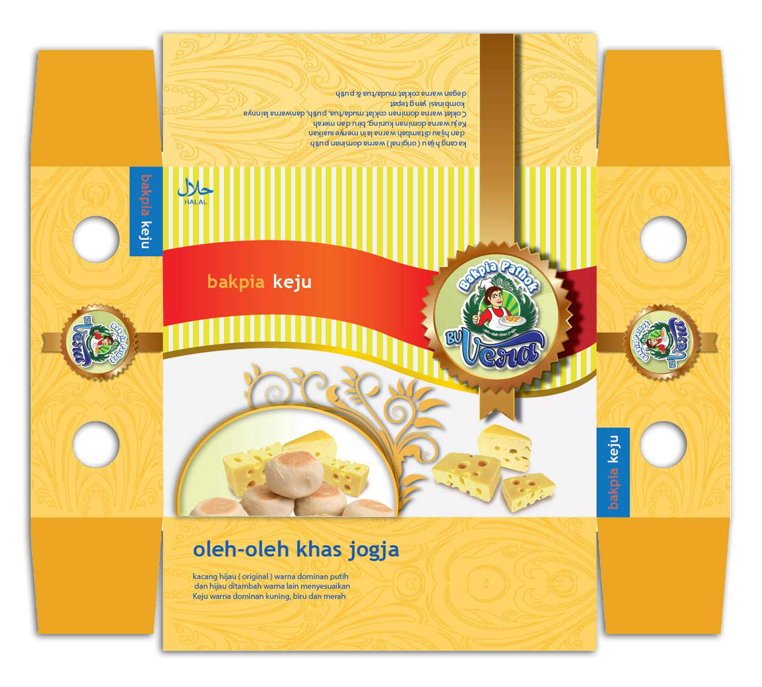 FEELOUT DESIGN: PACKAGING I Client: Bakpia Phatok (Bu Vera)