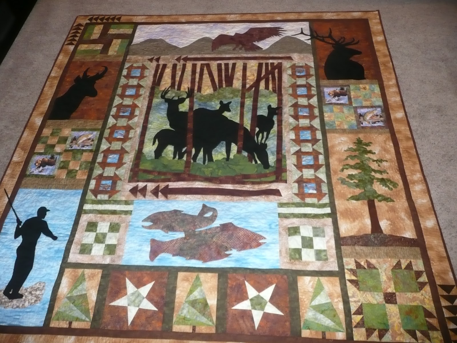 Quilting Grandma: Project Linus, Wildlife quilt and Sallie's Quilt blocks