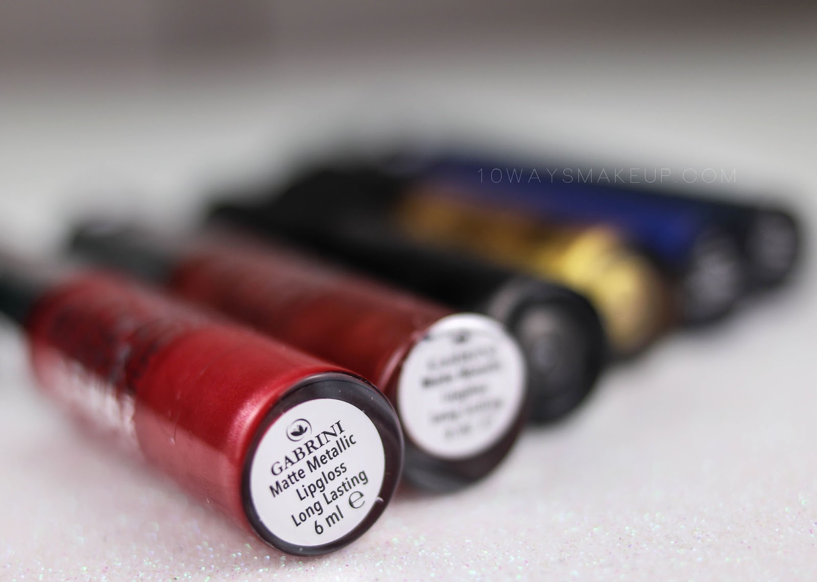 Gabrini Cosmetics Metallic Eyeliner, Liquid Eyeshadow, Matte Metallic ...