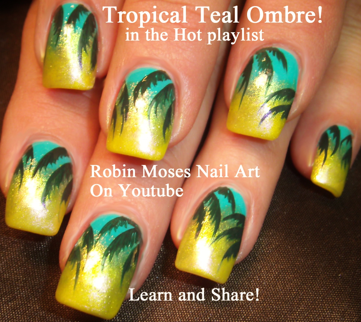 Nail Art by Robin Moses: Abstract Tropical Nails! "abstract nails ...