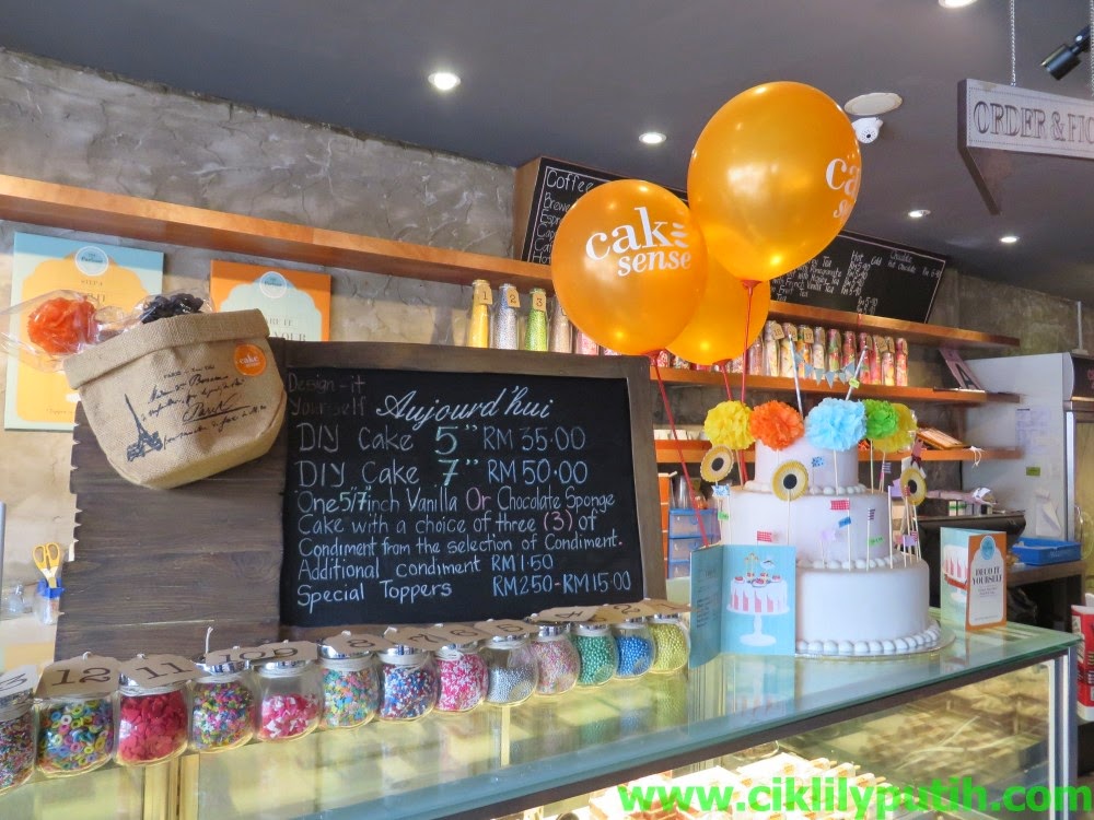 CikLilyPutih The Lifestyle Blogger: Mari D.I.Y Deco Kek Di Cake Sense, TTDI