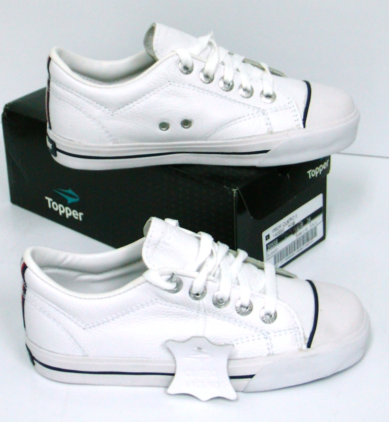 Ardepot: Zapatillas Topper Modelo Profesional Niños Cuero II - Color ...