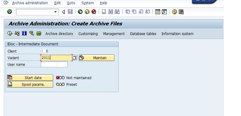 SAP BASIS support - issues & solutions: SAP-Archiving IDOCS in SAP