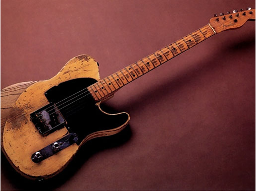 iconic guitar.com: Jeff Beck - 1954 Fender Esquire
