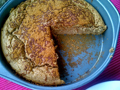 Dreamy Drops: Cinnamon Bun Protein Cake