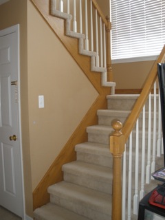 The Yellow Cape Cod: Staircase Makeover~Before and After