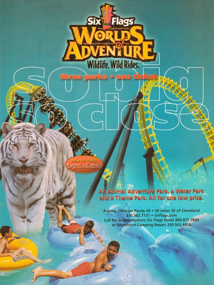 NewsPlusNotes: From The Vault: Six Flags Worlds of Adventure 2002 Ad