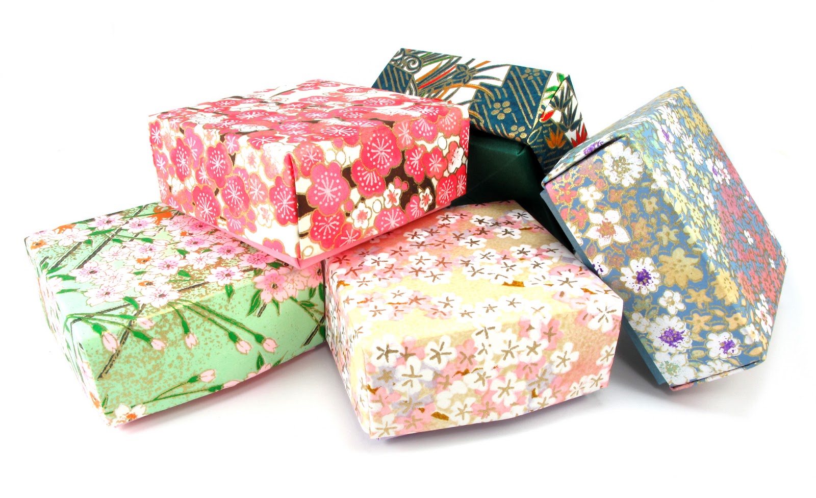 Bead Origami: Origami Interlude: Washi Masu Boxes