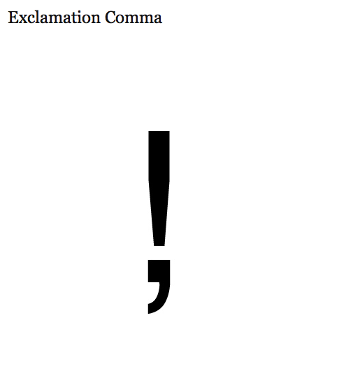 Design Context: 14 unusual punctuation marks