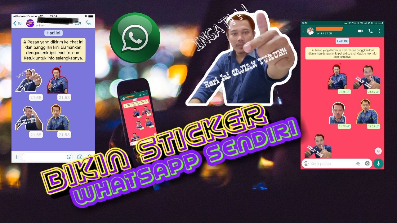 Cara Membuat Sticker WhatsApp Pada Smartphone Android Dan Iphone ...