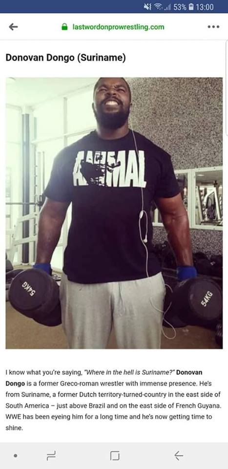 Story time with Donovan Dongo Suriname's strongest Powerlifter