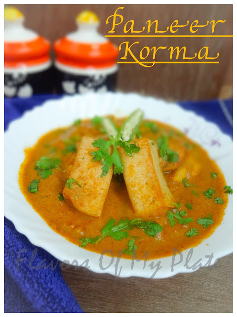 Flavors Of My Plate: Paneer Korma