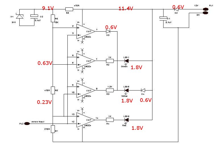 Euisun's Autotronics 2011: Day 9 - Oxygen sensor tester circuit, DC motor