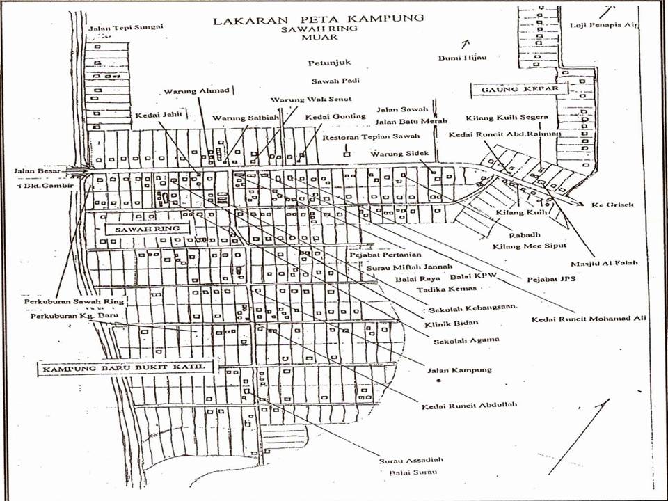 KAMPUNG SAWAH RING: Peta dan Kedudukan