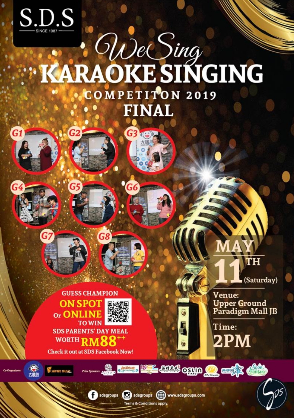 SDS WE SING KARAOKE SINGING COMPETITION 2019 FINAL