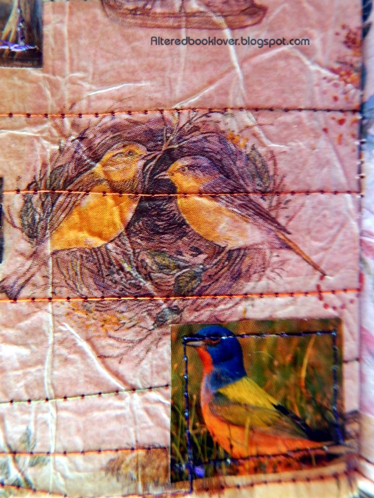 Altered Book Lover: This book is for the BIRDS, part 2