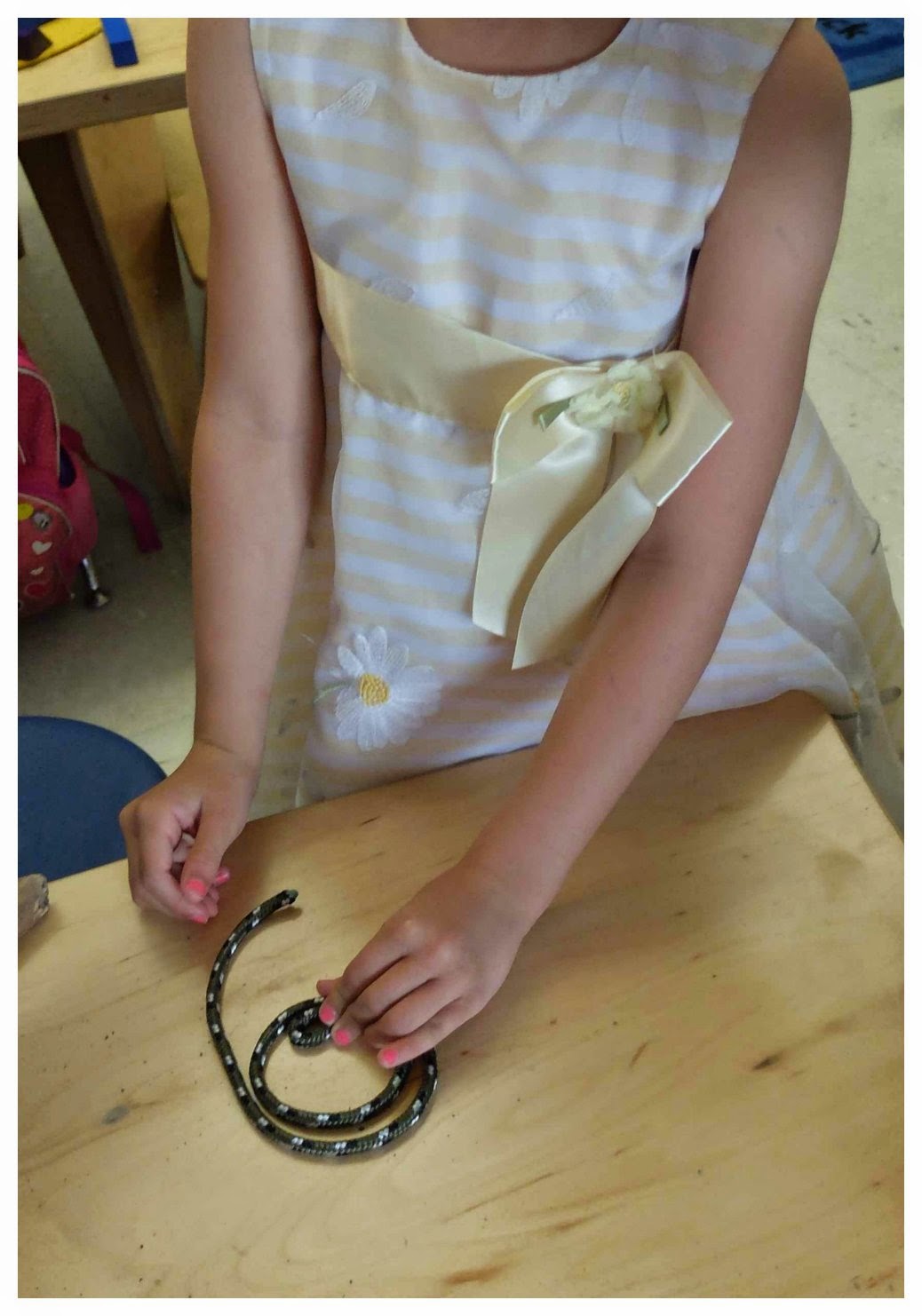 learning how to tie knots - rubber boots and elf shoes