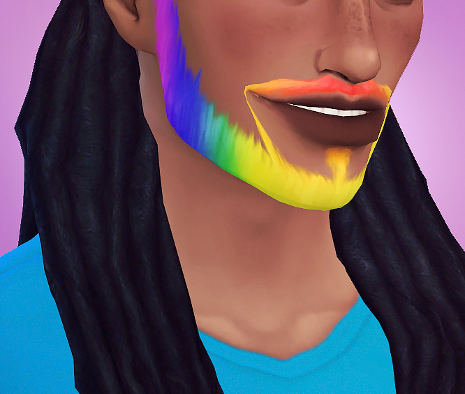 Rainbeard: a Pride Month beard recolour by Valhallan