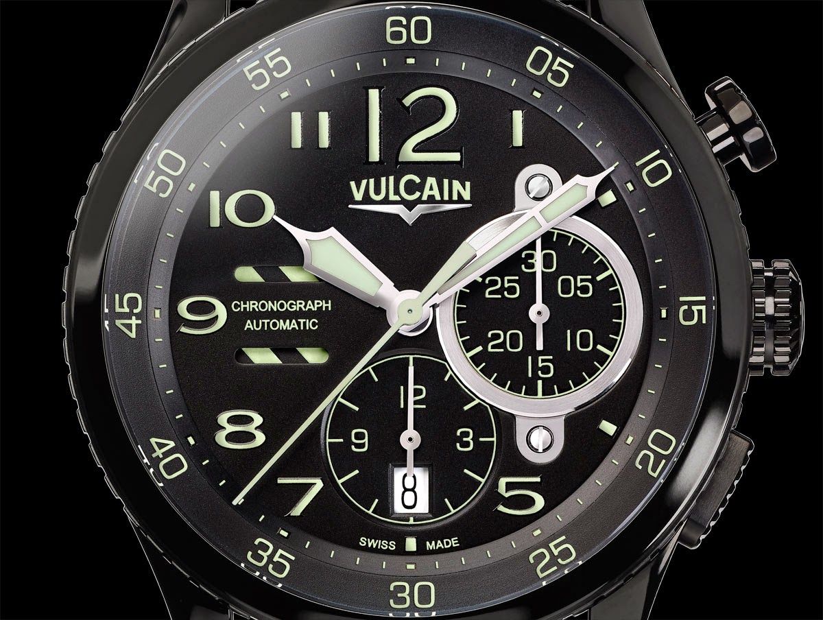 Vulcain - Aviator Instrument Chronograph DLC | Time and Watches | The ...