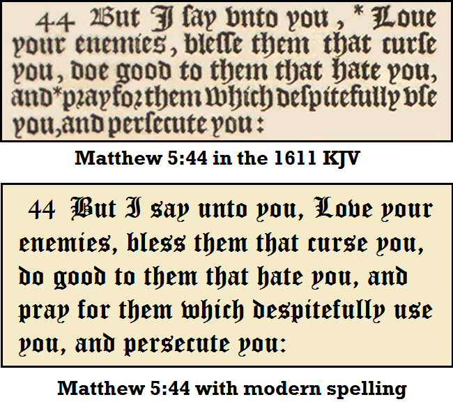 The Text of the Gospels: Matthew 5:44 - Love Your Enemies