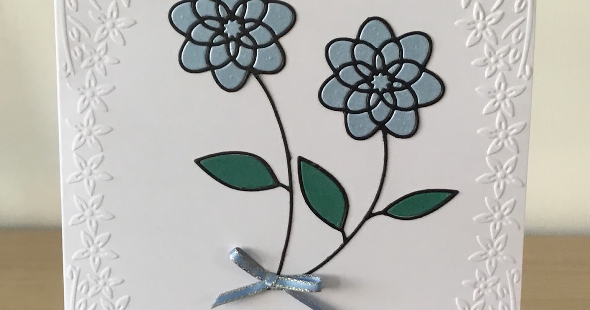 My Craft Room Makes: A 'Clean and Simple' Flower Card