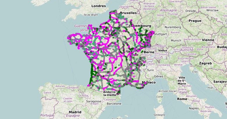 Piste cyclables Voies vertes et véloroutes