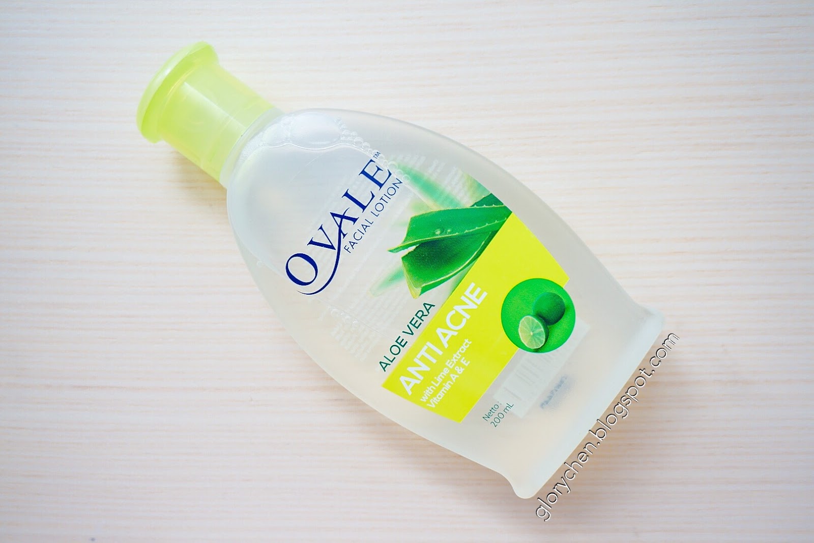 Ovale Facial Lotion Aloe Vera Anti Acne 200ml - Glory Chen